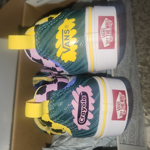 Vans | Shoes | Comfycush Vans Crayola Color Mashup Size | Poshmark